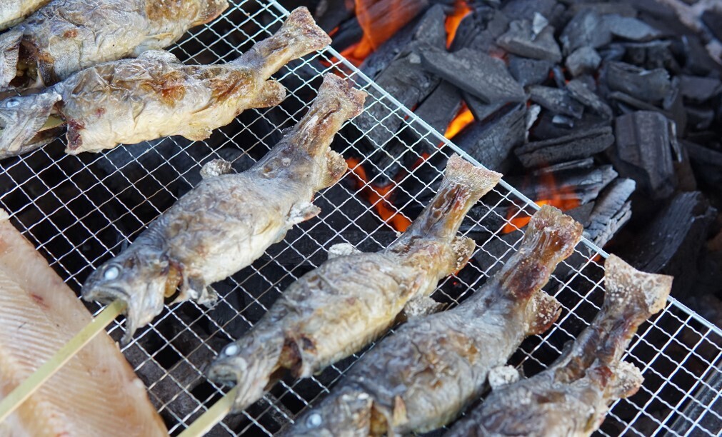 Iwana no shioyaki (Grilled Iwana with Salt): Delicious!! Japanese food